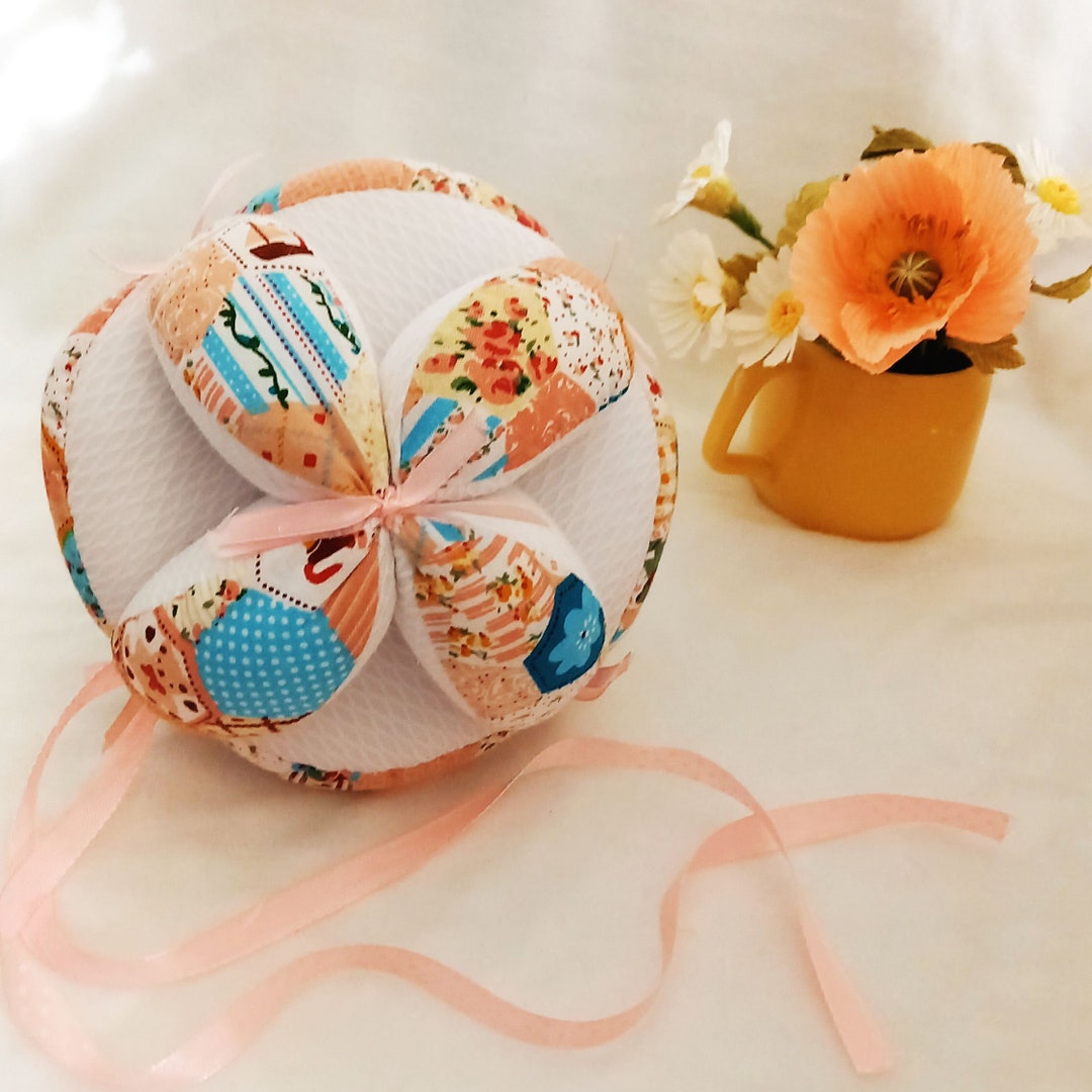Montessori Ball Baby Sensory Toy, Handmade Montessori Puzzle Ball, Fine ...