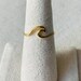Wave Ring Gold Wave Ring Silver Wave Ring Rose Gold Wave - Etsy