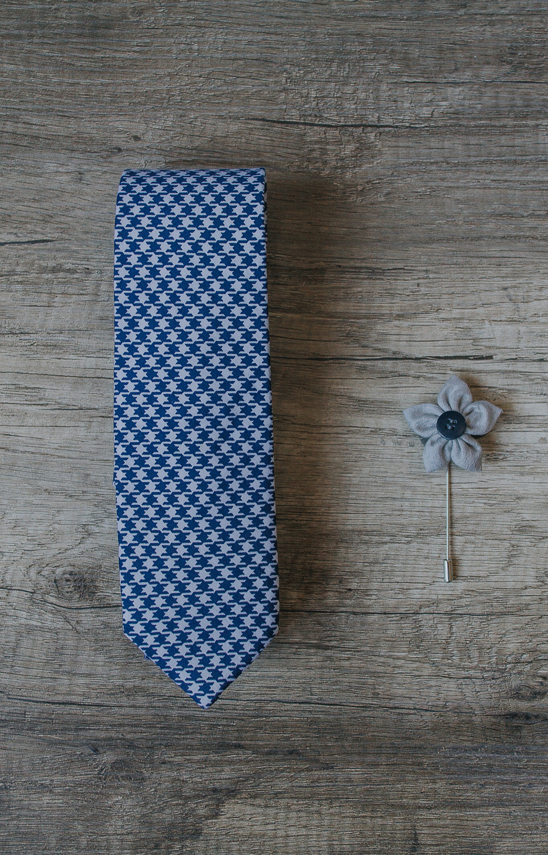 Navy Blue Chess Texture Tie, Handmade Tie, Slim Tie, Groomsmen Necktie ...