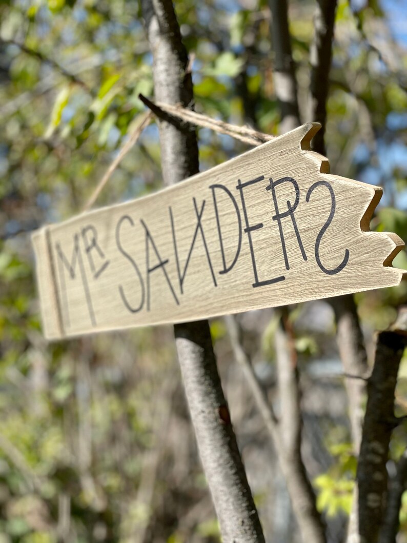 Mr. Sanders Sign Winnie the Pooh Sign Pooh Nursery Decor | Etsy