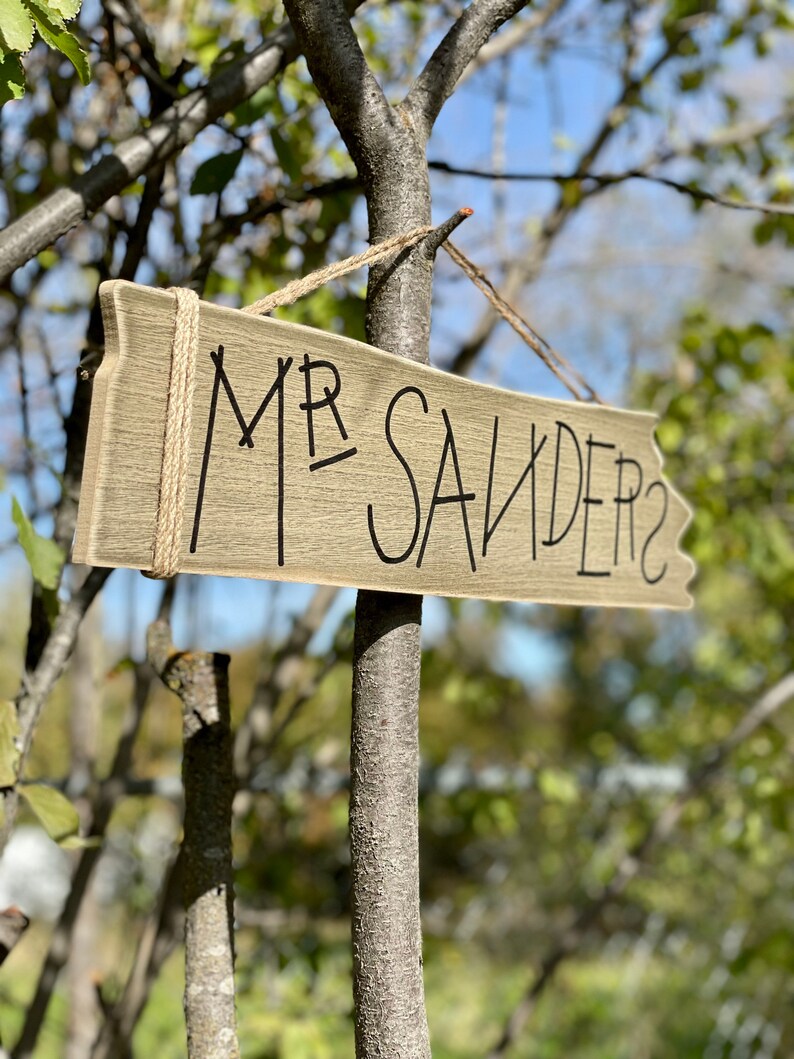 Mr. Sanders Sign Winnie the Pooh Sign Pooh Nursery Decor | Etsy