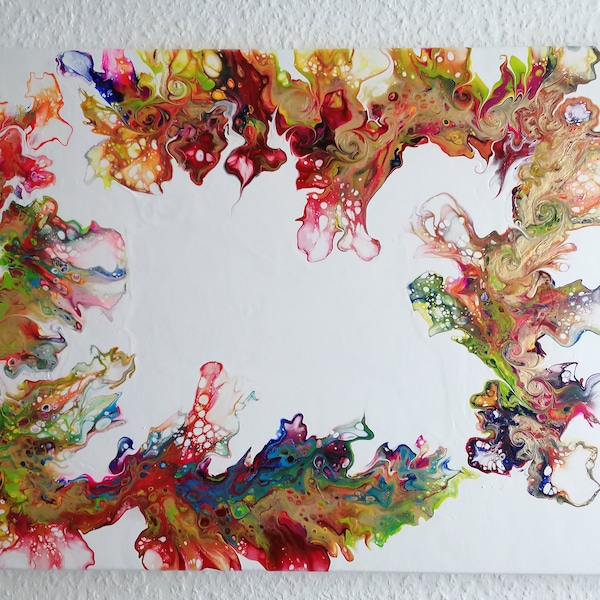 Pour Painting - Etsy