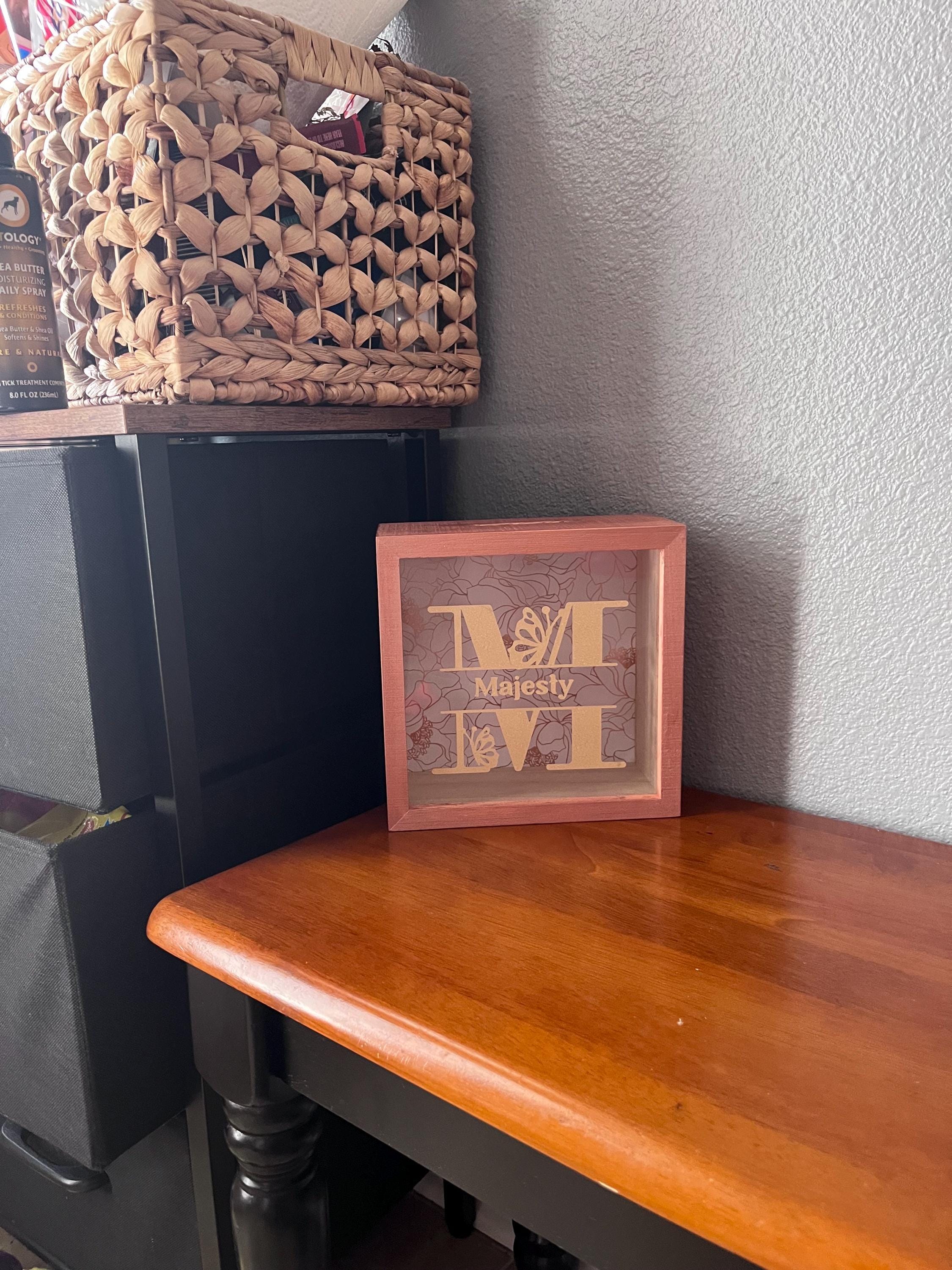 Personalized Shadow Box Piggy Banks - Etsy