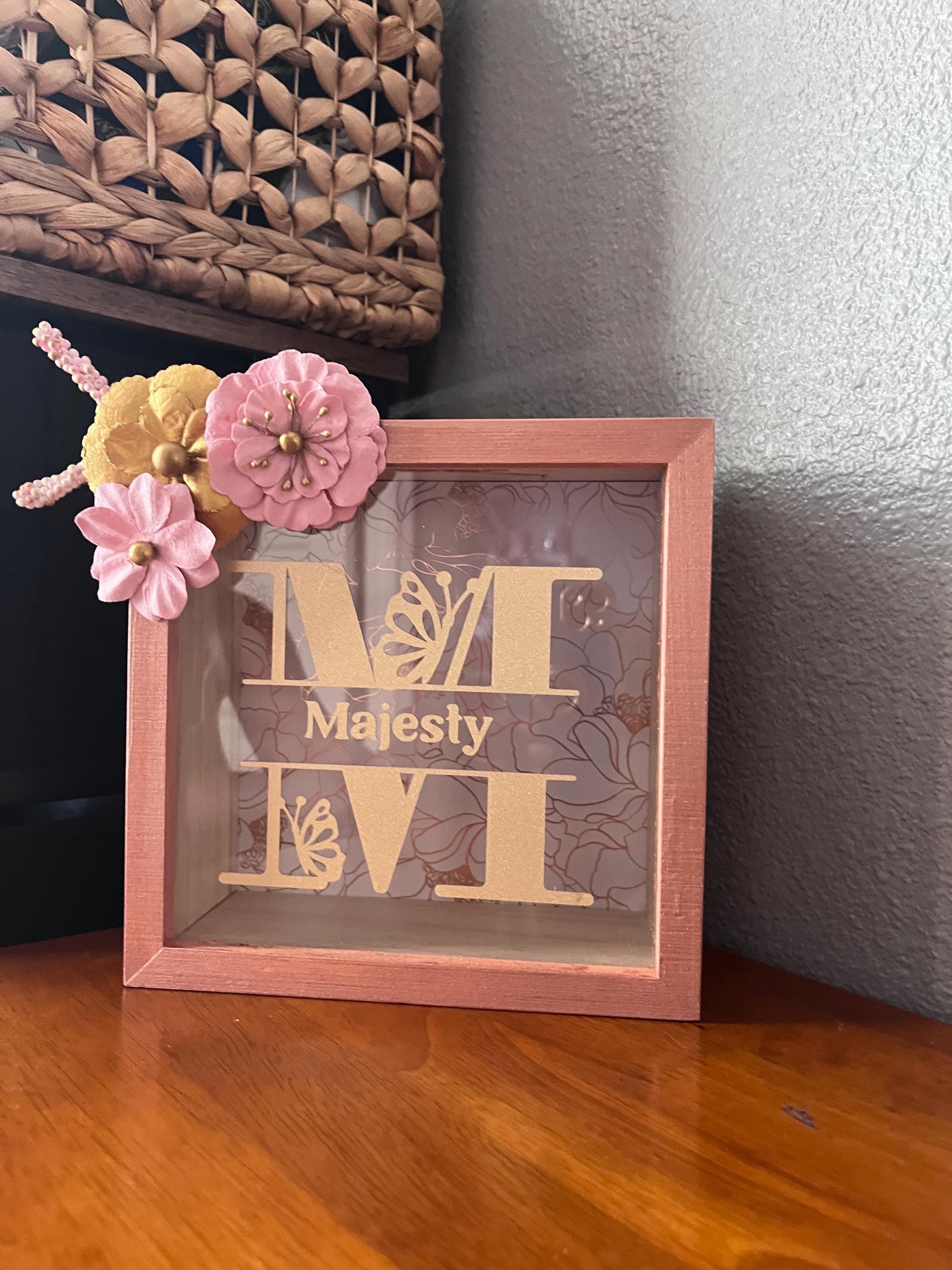 Personalized Shadow Box Piggy Banks - Etsy