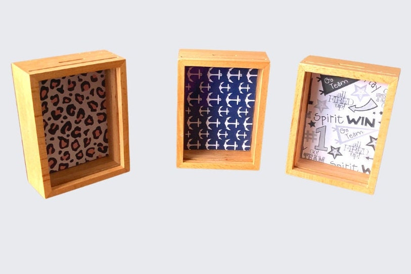 Desk Sized Shadow Box Banks - Etsy
