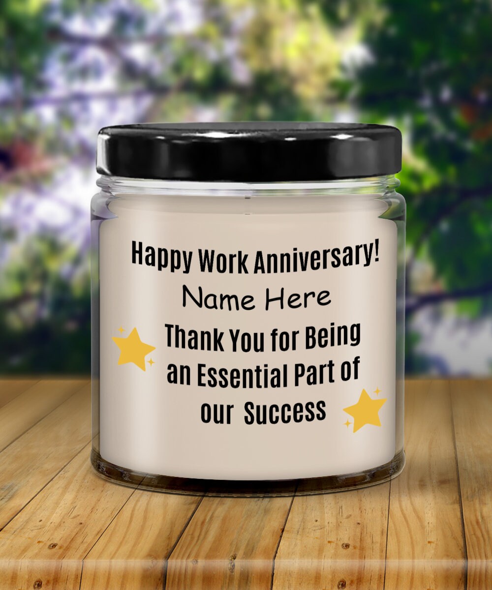 Work Anniversary Gift Work Anniversary Gifts for Employees - Etsy