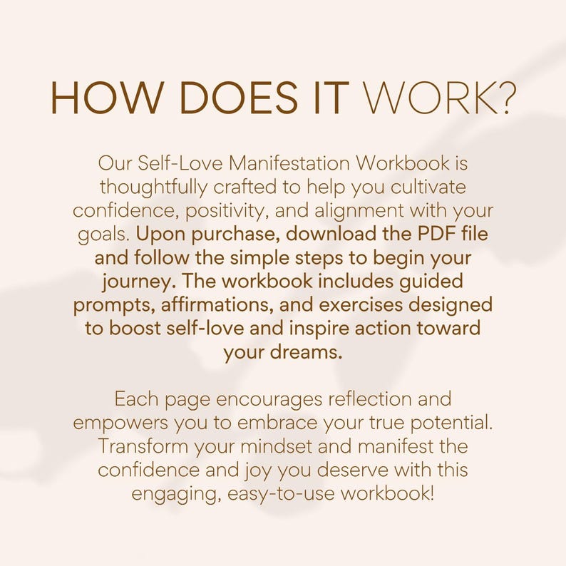 Self-love Workbook | Printable Self Growth PDF | Digital Aesthetic ...