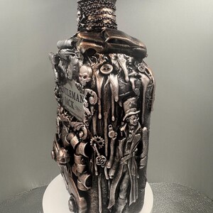 Jack Daniels Gentleman Jack Bottle Art, Steam Punk Decor, Steam Punk ...