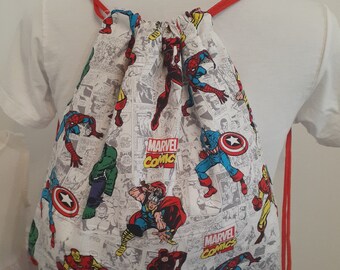 Spiderman Drawstring Backpack - Etsy