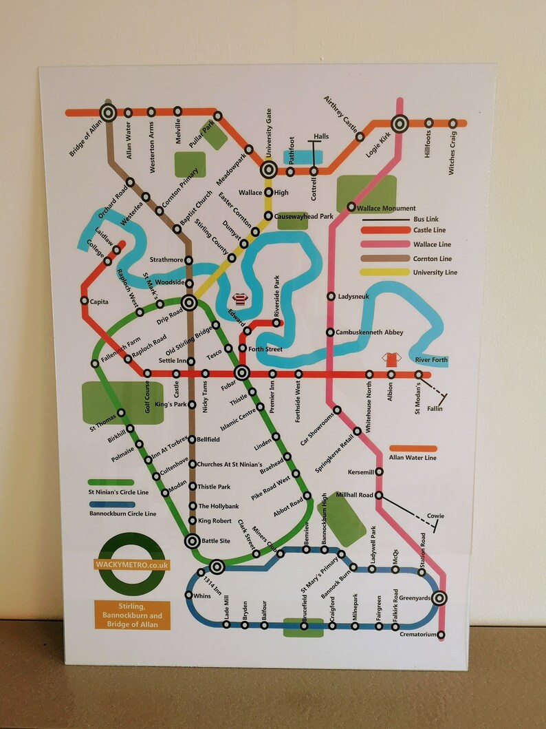 Stirling, Bannockburn and Bridge of Allan (stirlingshire) Fictional ...