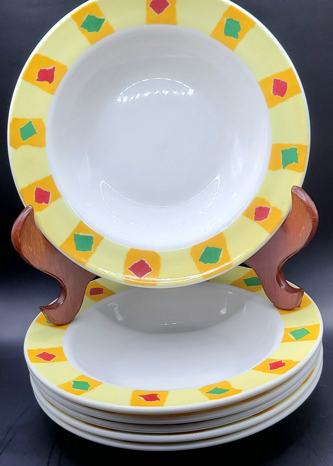 Vintage Royal Doulton Integra Coupe Soup Bowls Set of 6 Hotel Porcelain ...