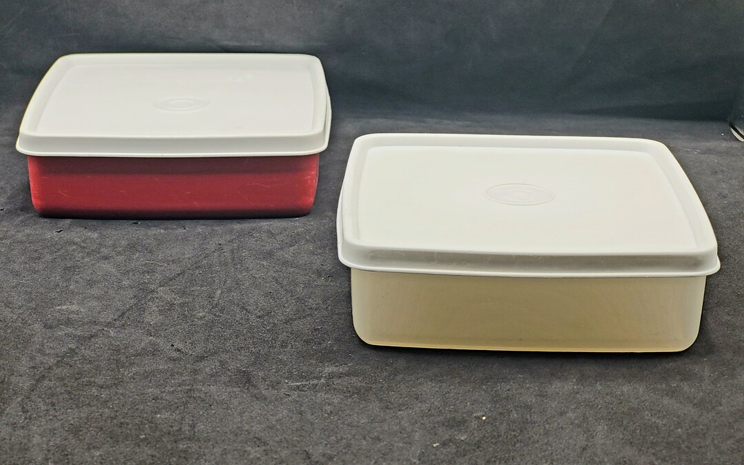Vintage Tupperware Sandwich Square-a-way Storage Keepers 670 Container ...