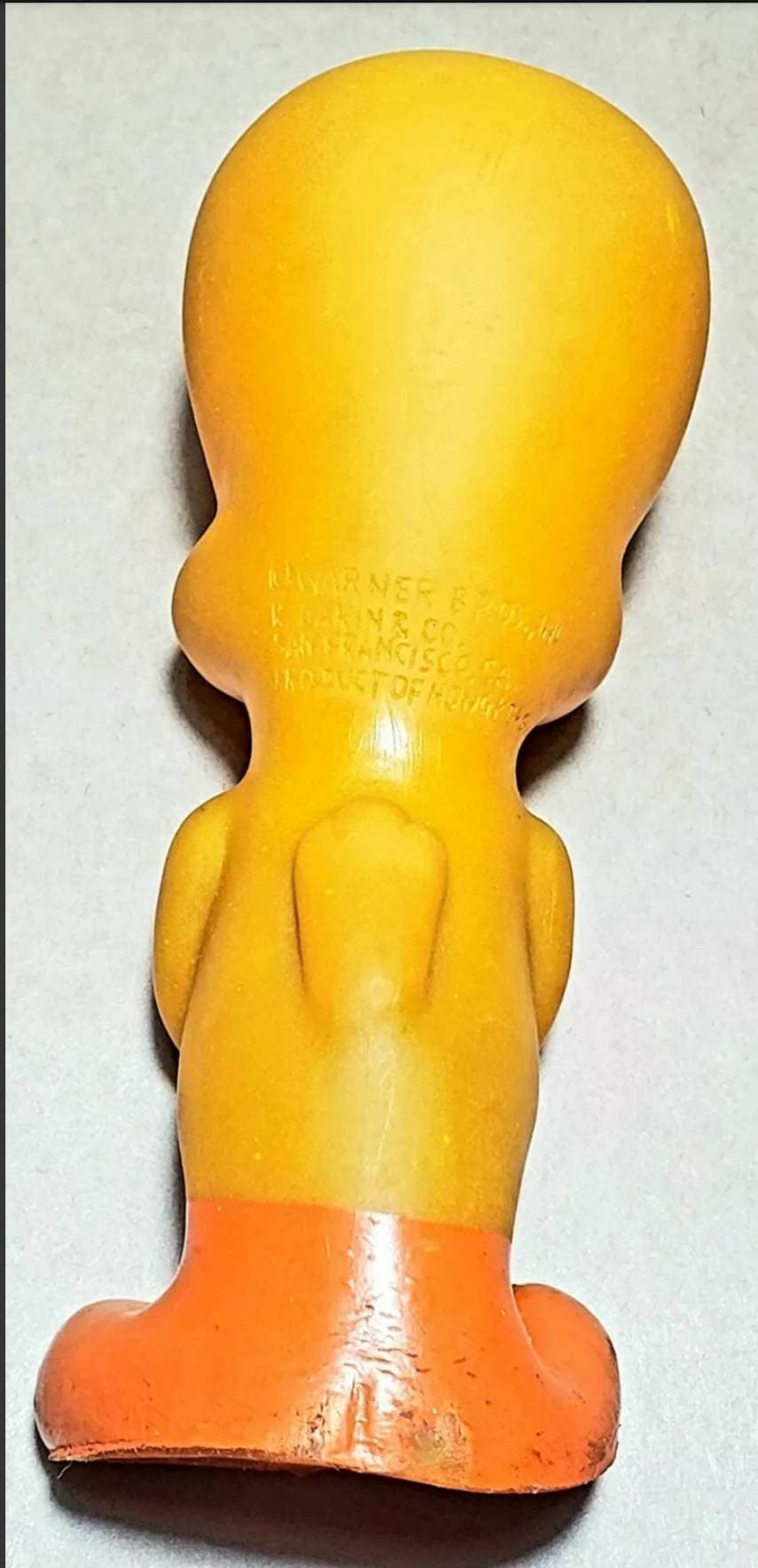 Vintage Tweety Bird Rubber Squeaky Toy Warner Bros. Hong Kong - Etsy UK