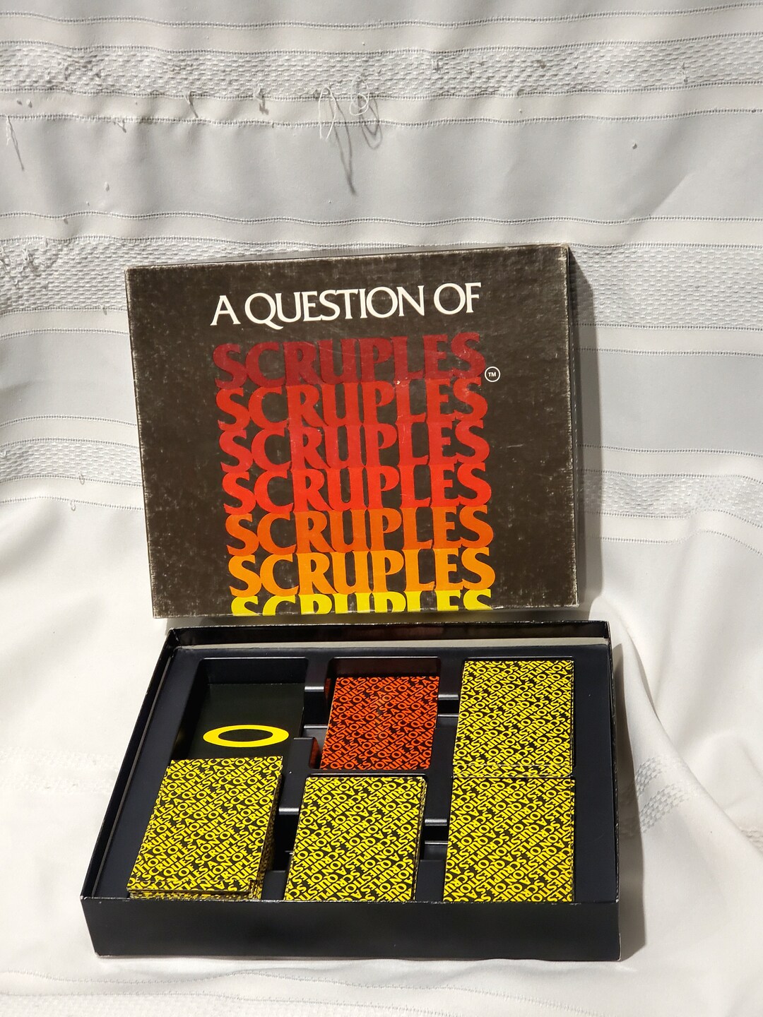 Vintage A Question of Scruples Board Game 1984 Card Party Game - Etsy ...