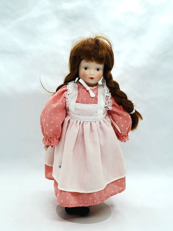 Vintage Zasan Musical Doll Porcelain Red Haired 9 With | Etsy