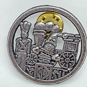 Vintage Hallmark Pewter Train Pins 25th Ann. Toys 1998 Set of 2 ...