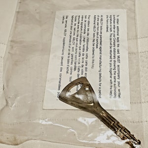 NOS Vintage Briefcase With Abloy Combination Lock 2 Keys Black Handle ...