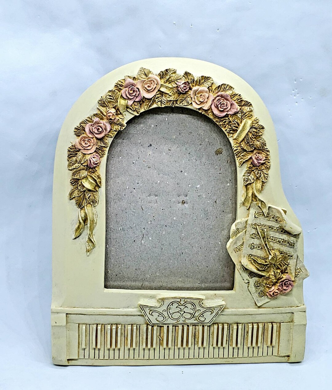 Vintage Figi Graphics Photo Frame piano Sheet Music Floral 1995 PF-SM ...