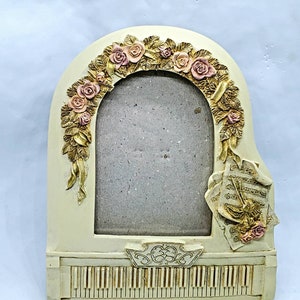 Vintage Figi Graphics Photo Frame piano Sheet Music Floral 1995 PF-SM ...