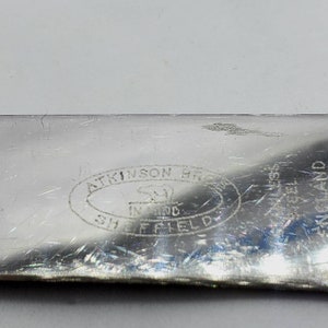 Vintage Atkinson Bros Sheffield Carving Knife and Fork England - Etsy