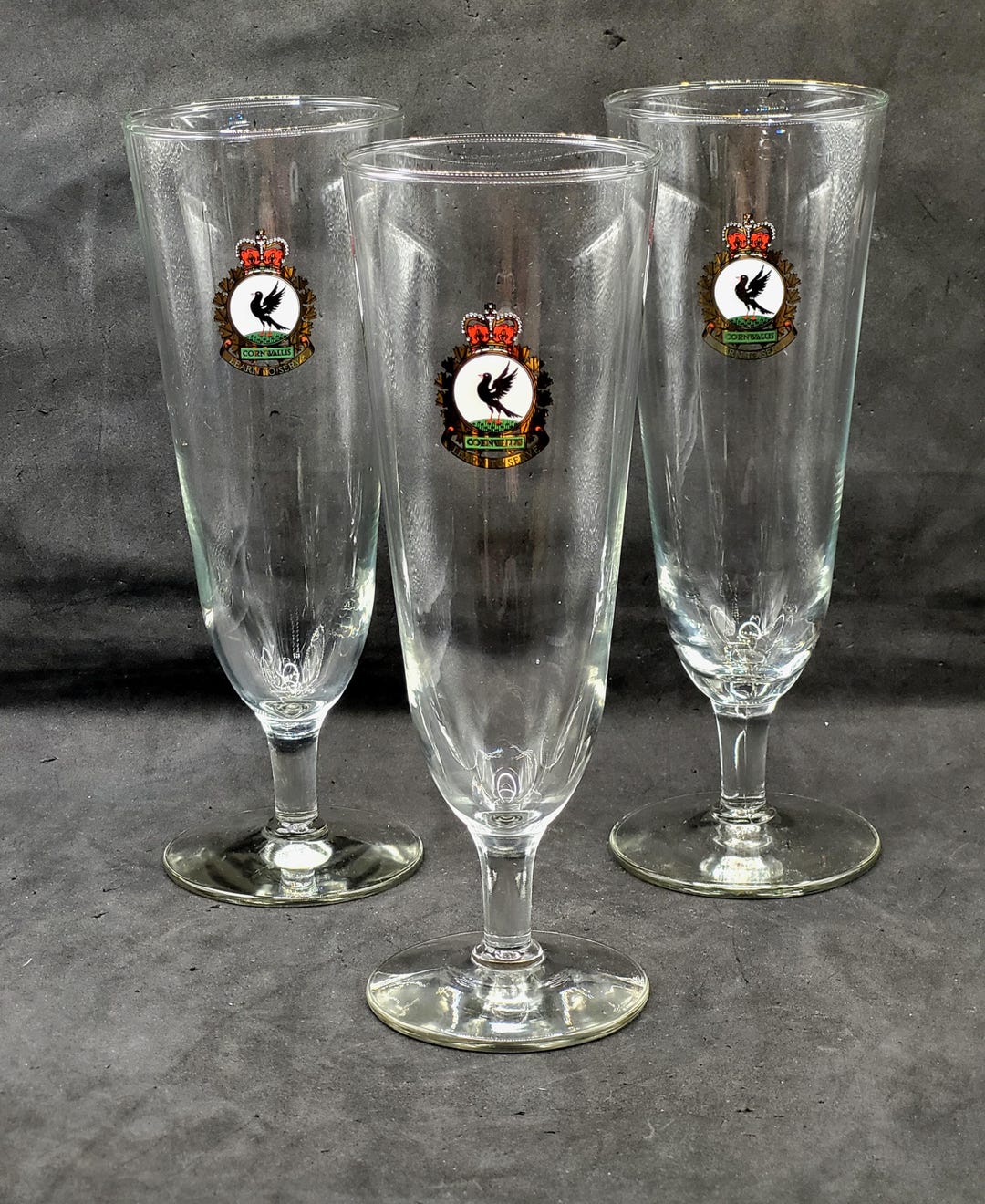 Vintage 1970’s CFB Cornwallis Military Officer’s Pint Glasses Set of 3 ...
