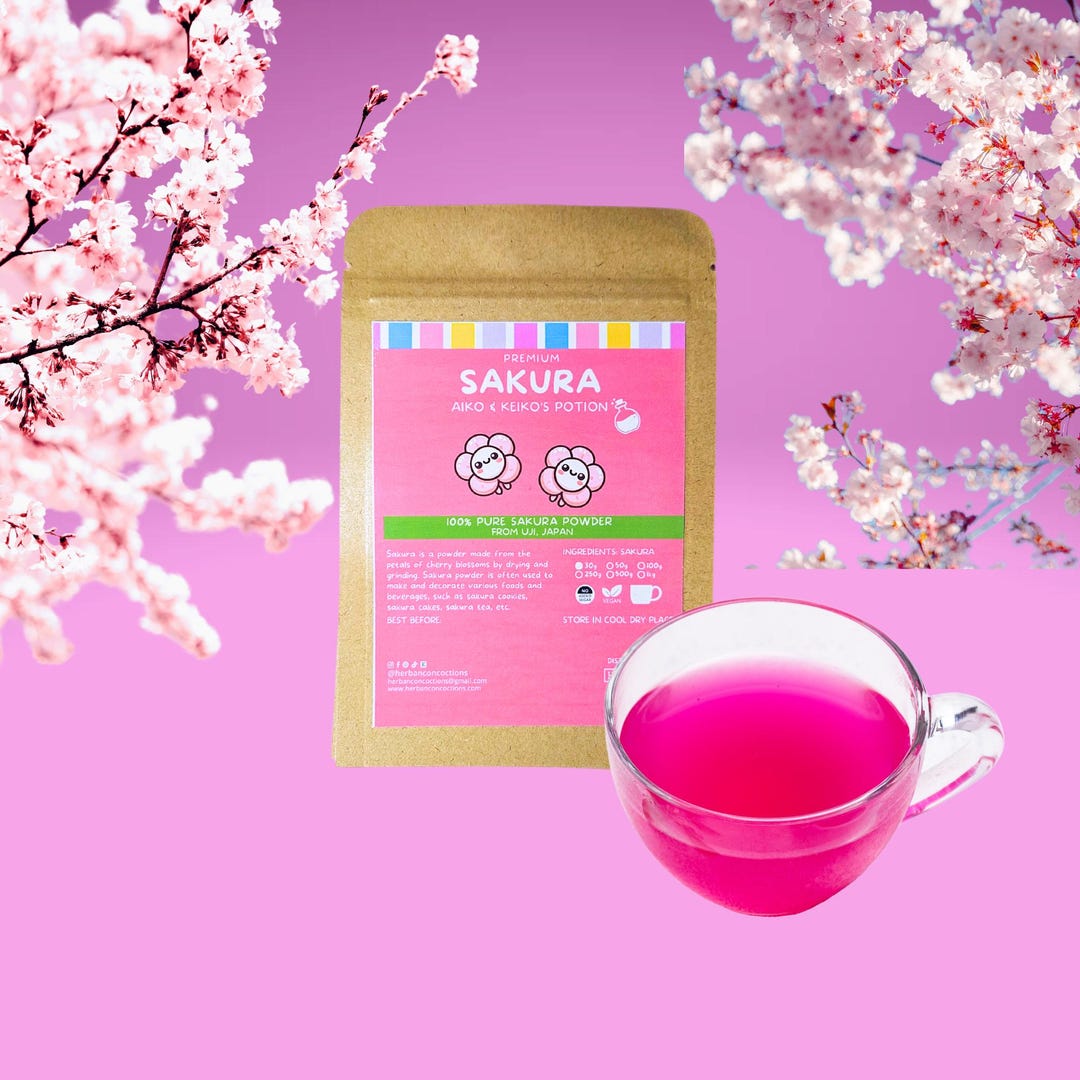 PREMIUM Sakura Cherry Blossom Powder | 30g - Etsy