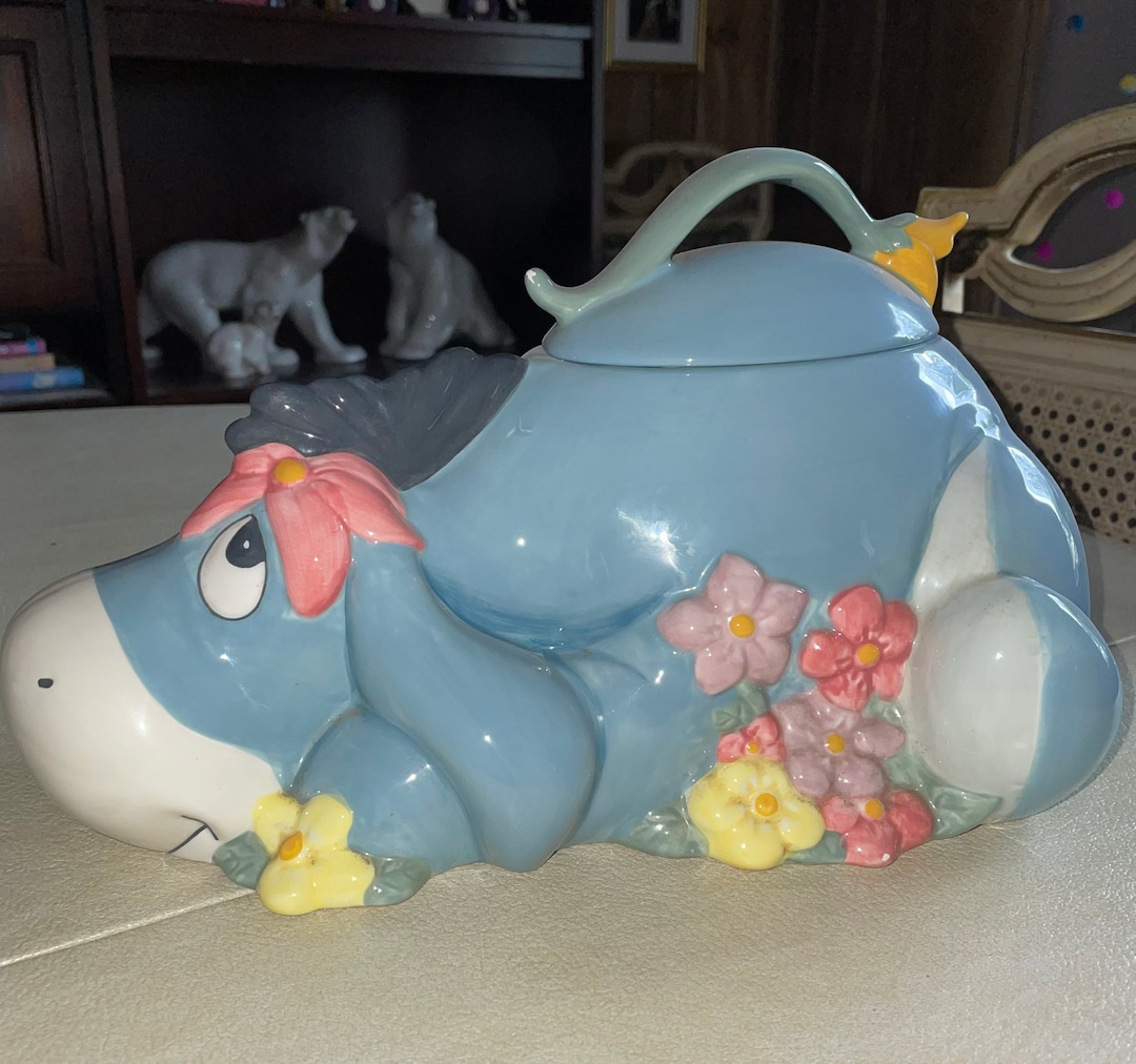 Vintage Eeyore Cookie Jar Disney - Etsy
