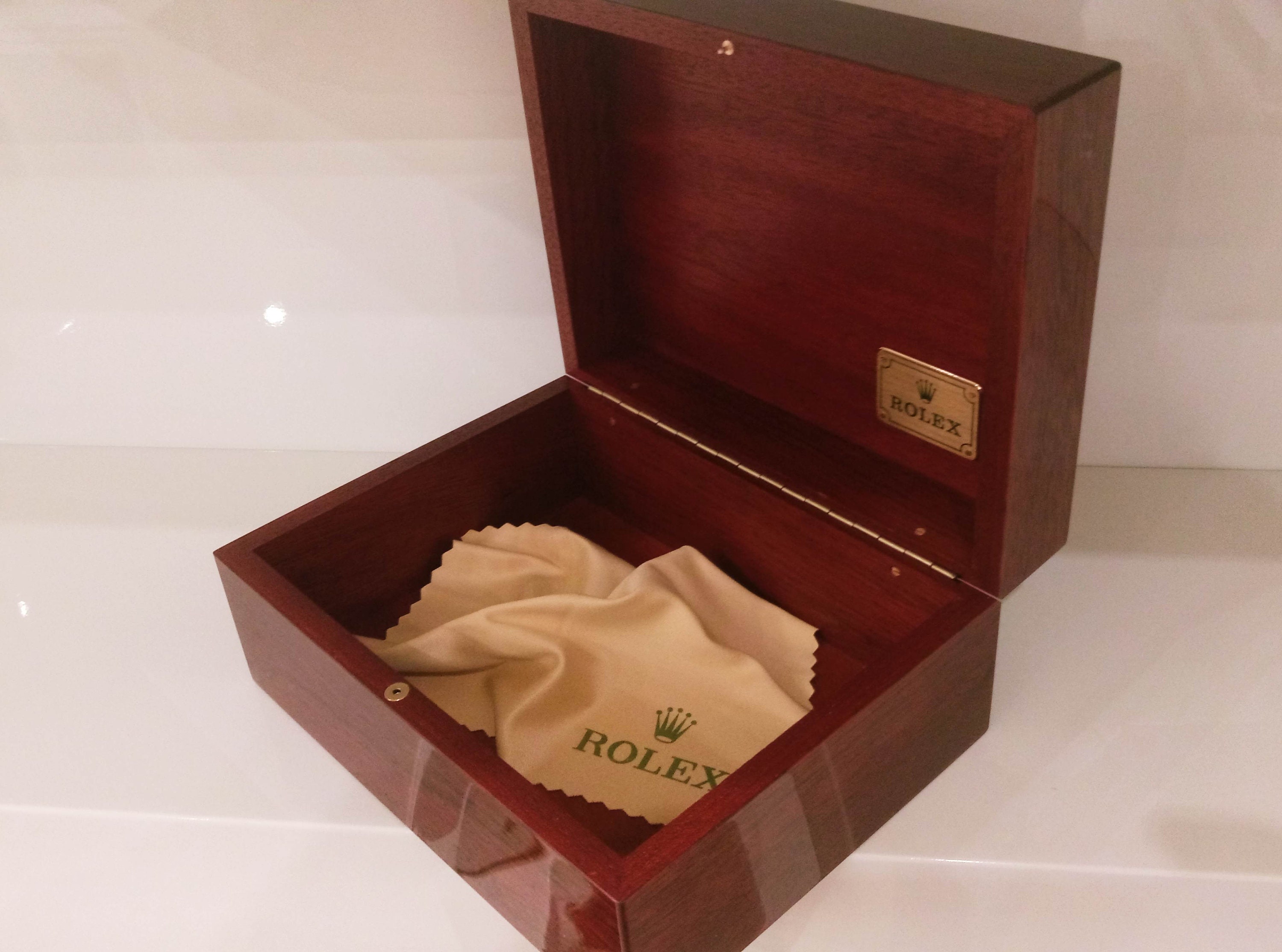 ROLEX Wood Vintage Watch Box Rar | Etsy