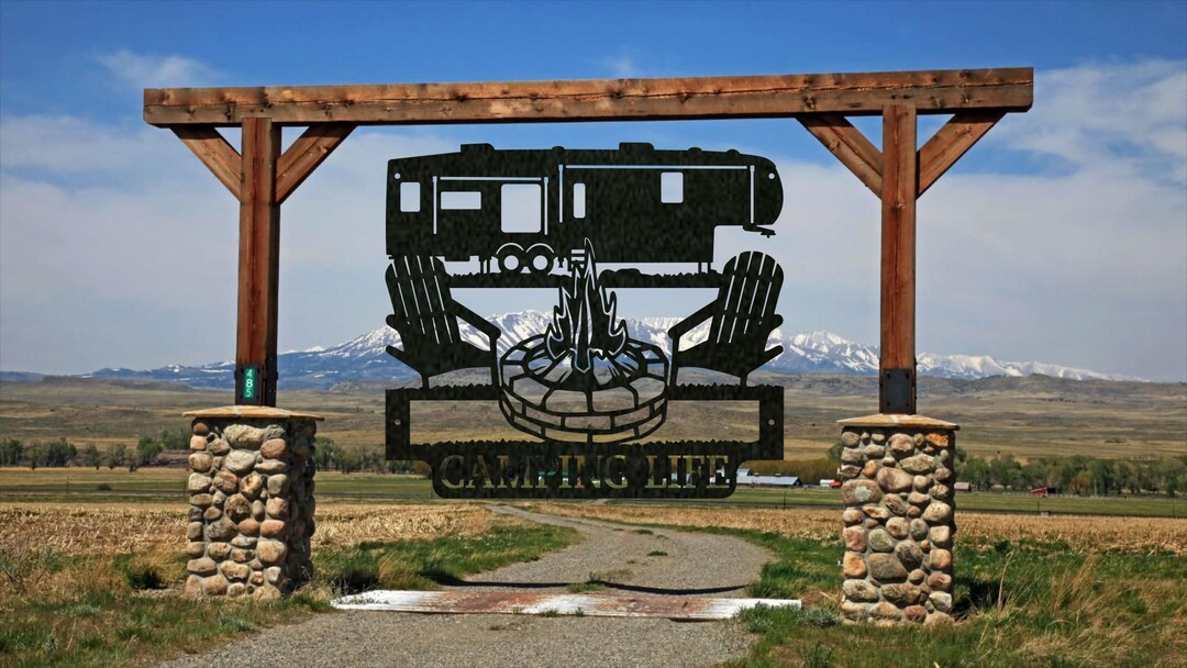 5th Wheel Camper Sign, Fifth Wheel Camper, Personalized Gift, Metal ...