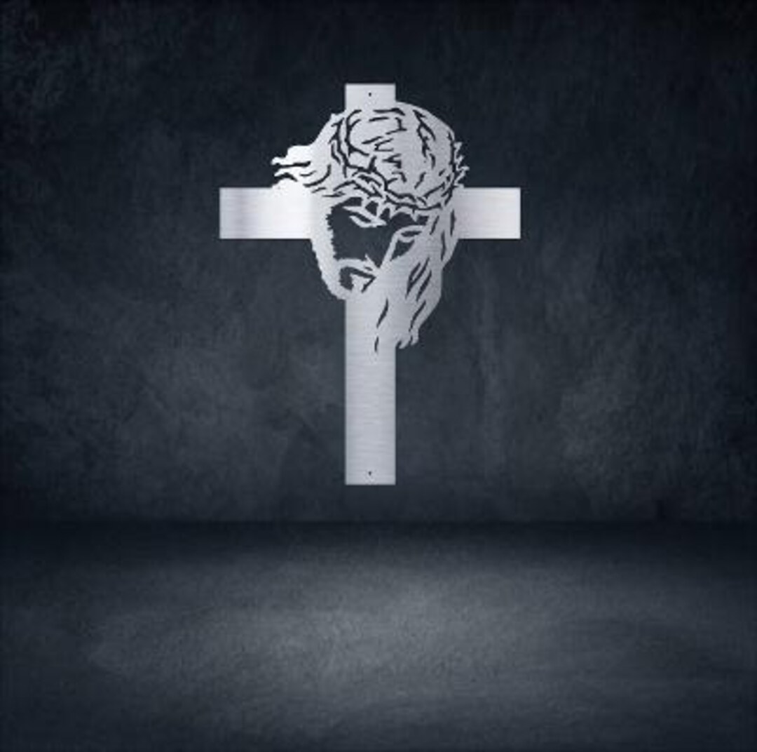 Jesus Cross Metal Wall Art - Etsy
