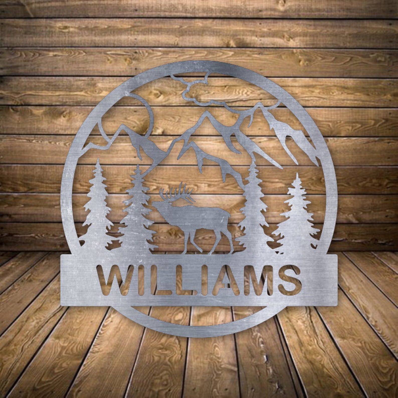 Elk Personalized Sign Home Decor Hunter Gift Elk Deer Camp - Etsy