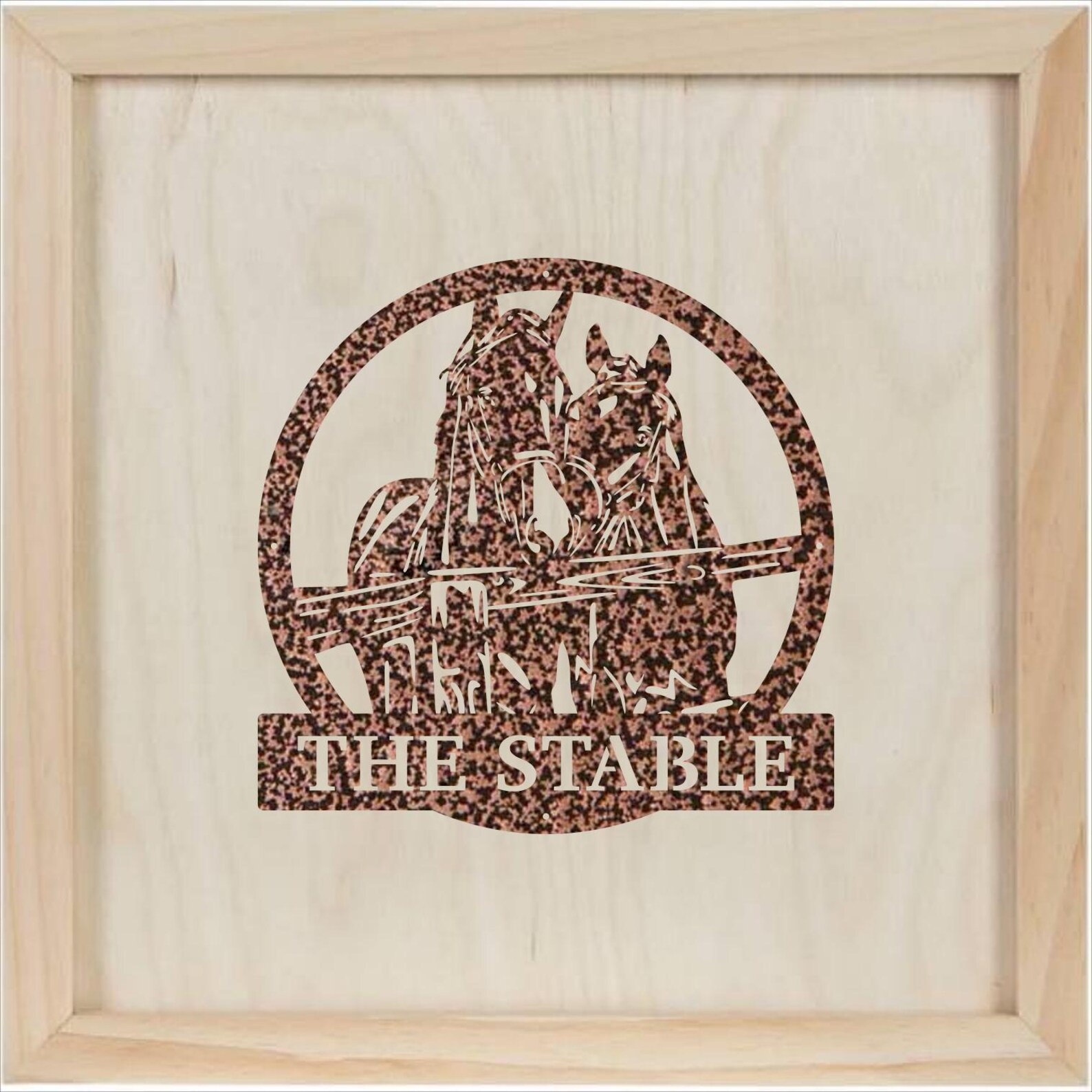 Personalized Horse Farm Sign: Metal Ranch Monogram - Etsy