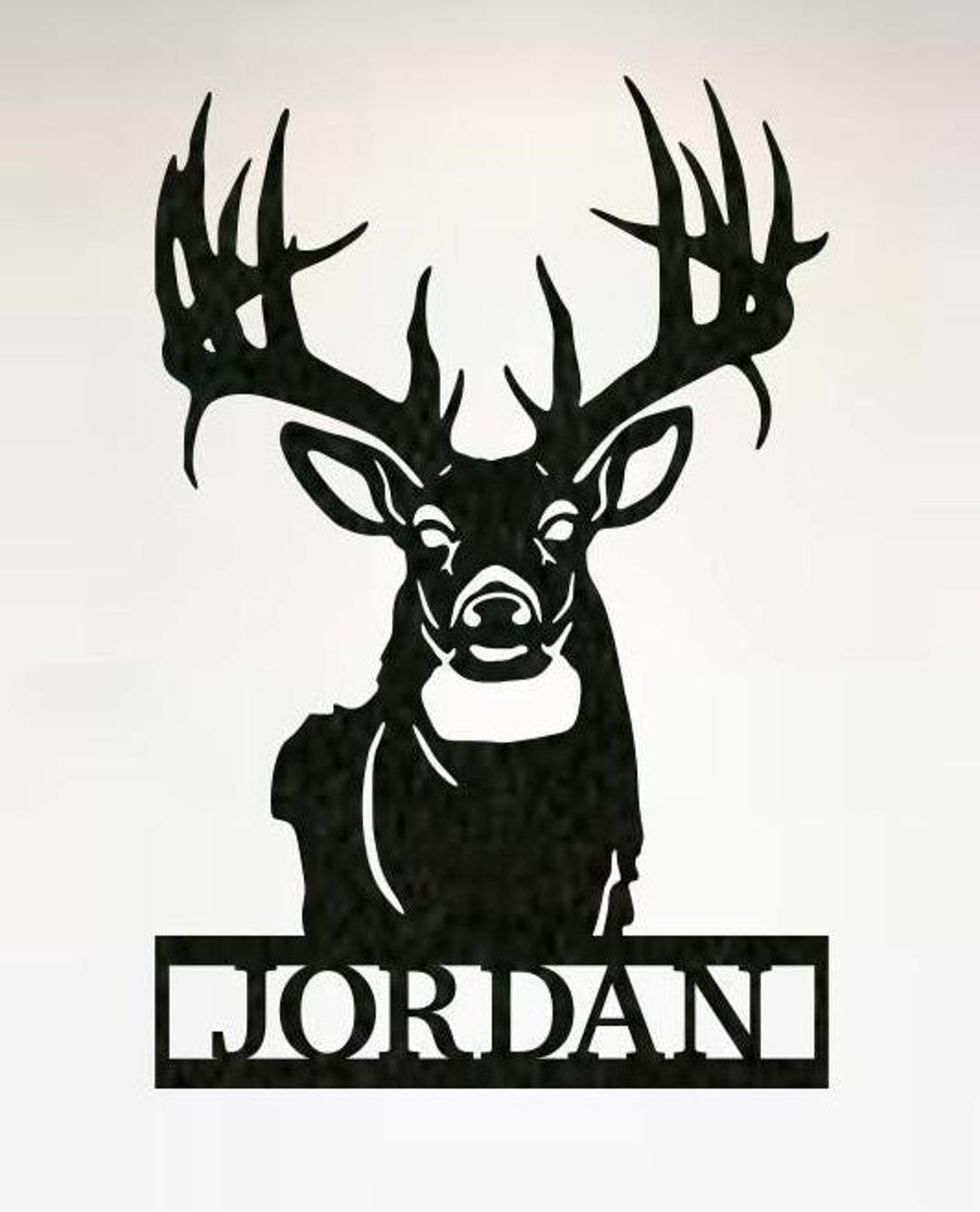 Personalized Whitetail Buck Metal Sign, Custom Hunting Decor, Family ...