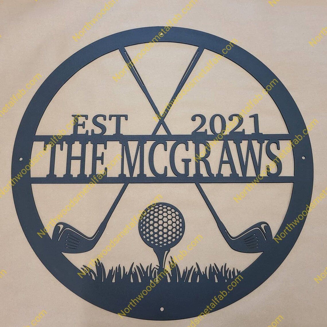 Golf Sign Personalized Metal Signs Personalized Golf Metal - Etsy