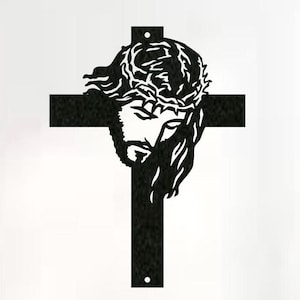 Jesus Cross Metal Wall Art, Religious, Church, Christ - Etsy