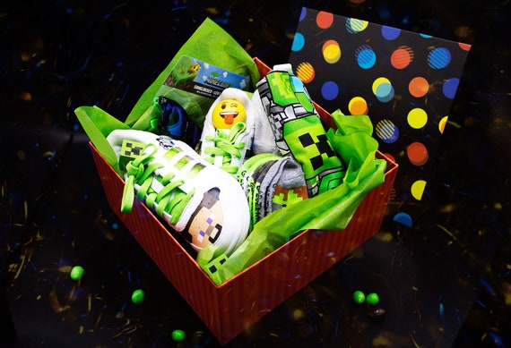 Minecraft Gift Box for Birthday | Etsy