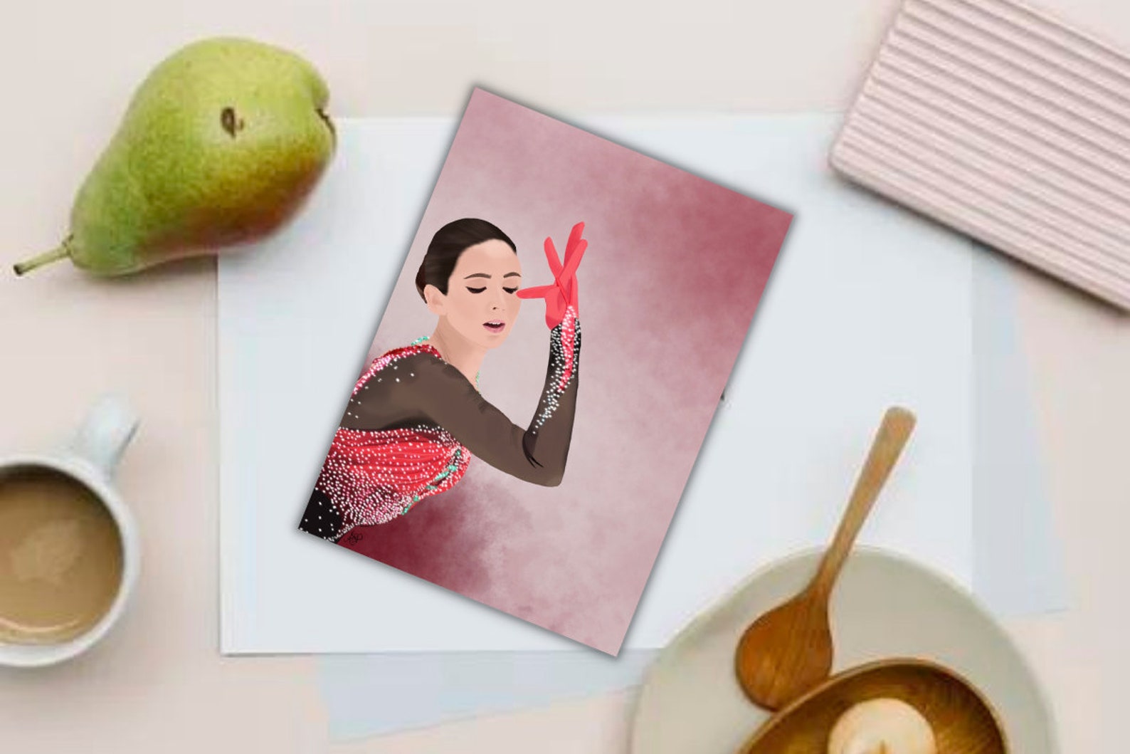 Kamila Valieva Print Figure Skating Drawing Figure Skating Art Figure ...