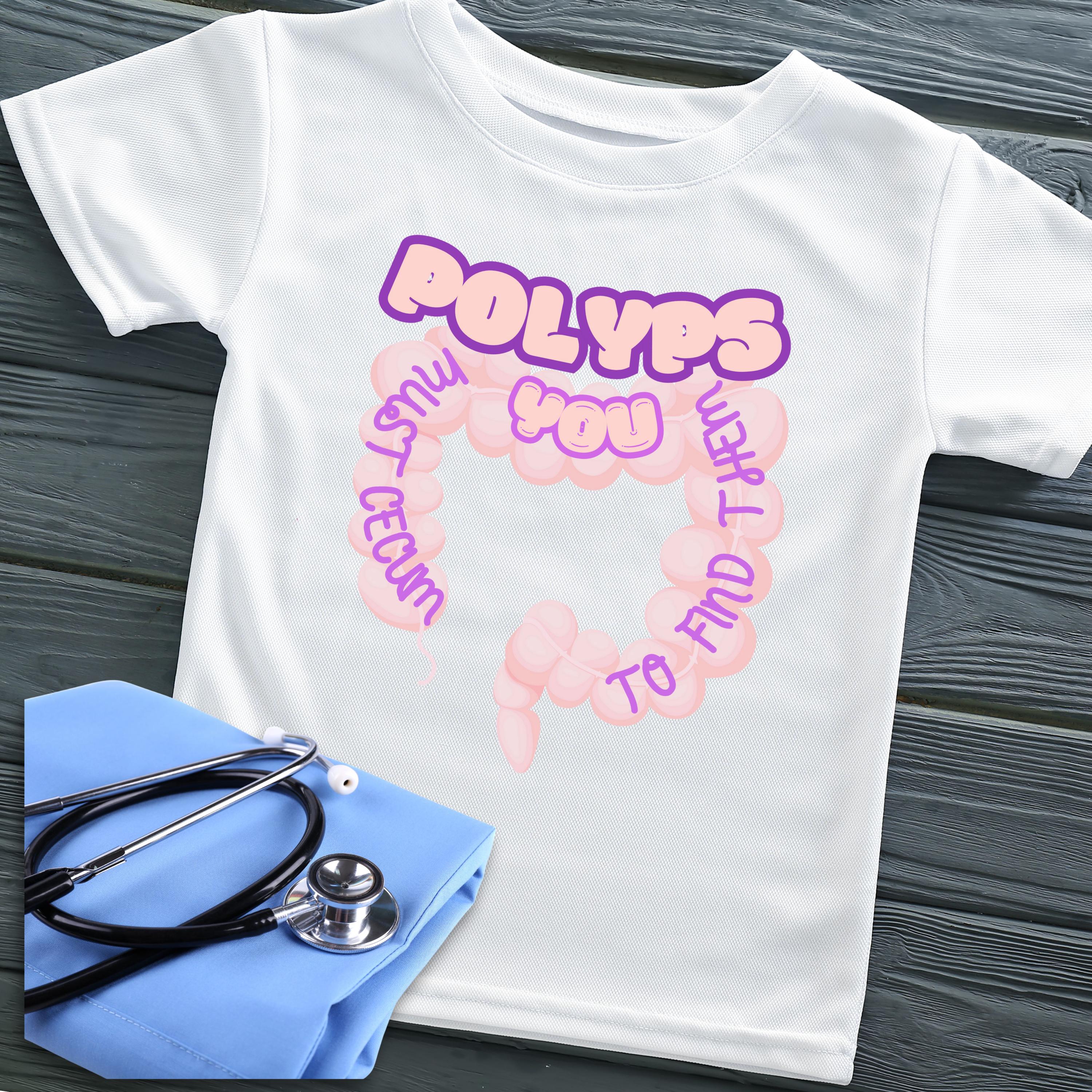 Polyps to Find Them You Must Cecum Unisex Softstyle T-shirt Endoscopist ...