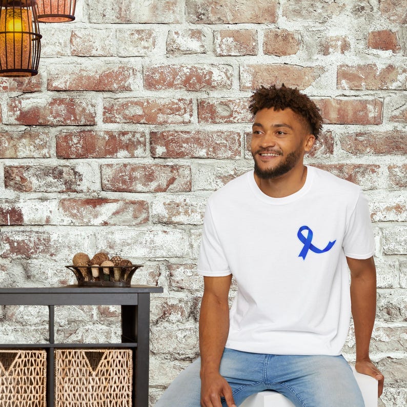 Screening Works #beat Colon Cancer Awareness Blue Ribbon Unisex ...