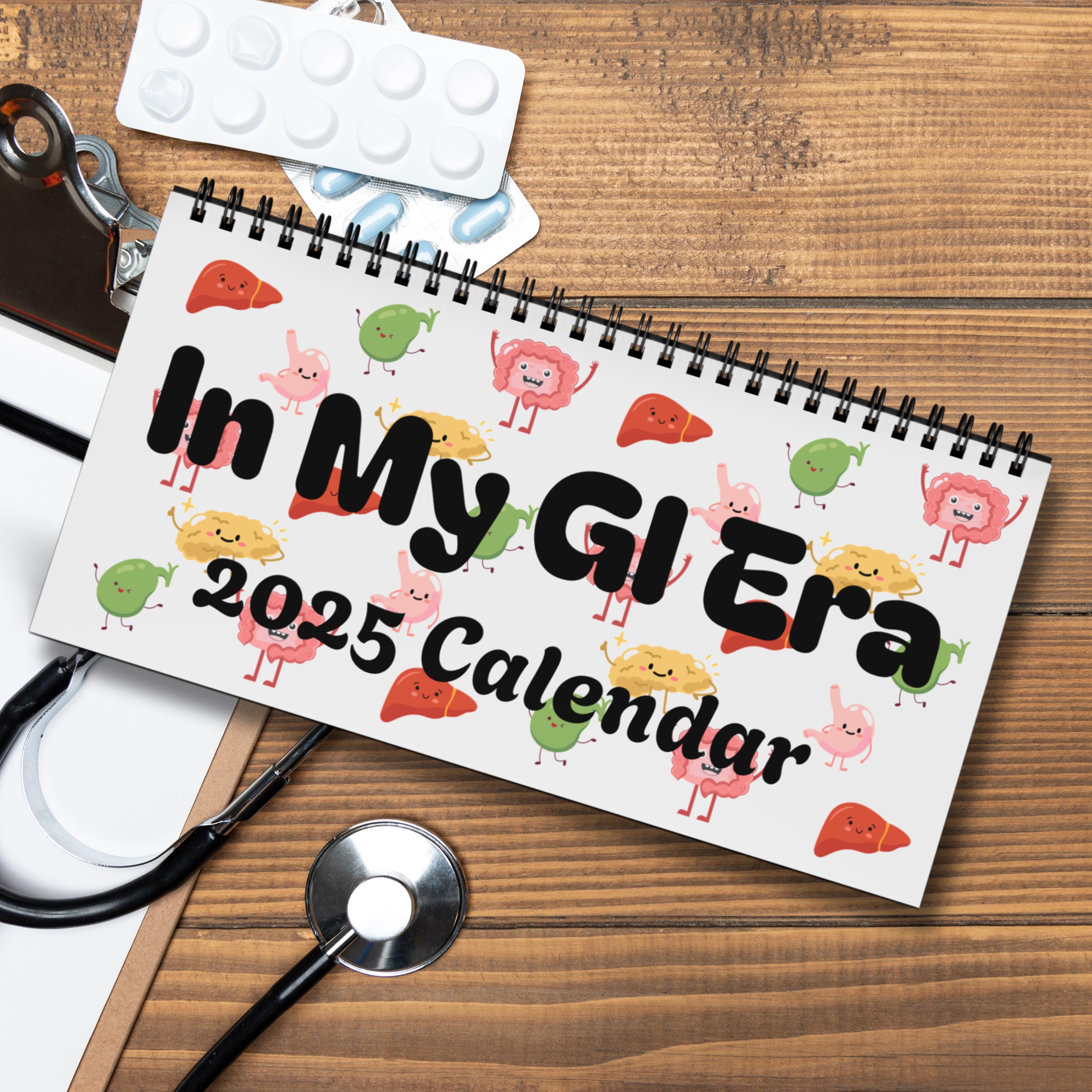 In My GI Era Desktop Calendar (2025 Grid) Gastroenterologist, Endo ...