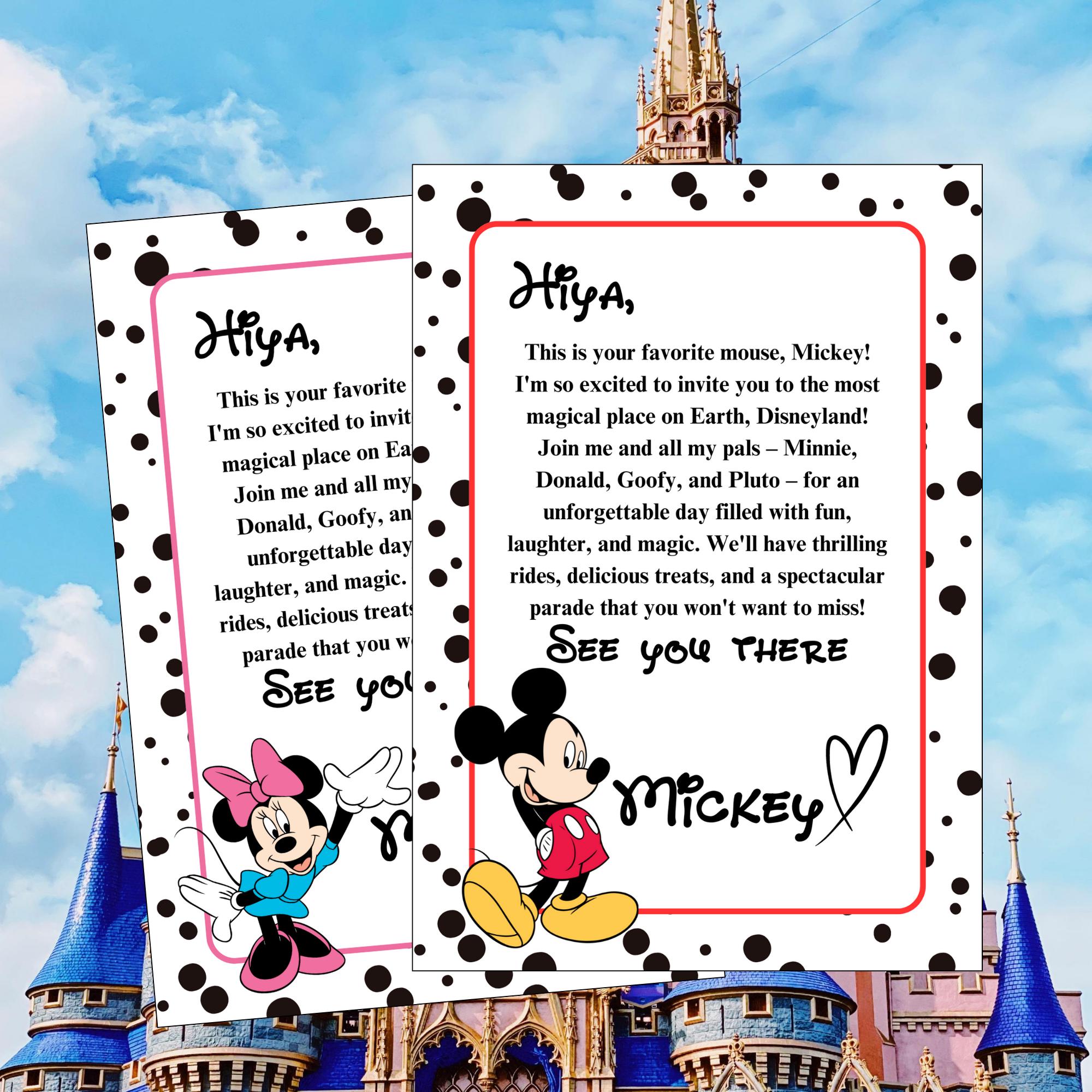 Printable Letter From Mickey Mouse If You're Seeing This, You've
