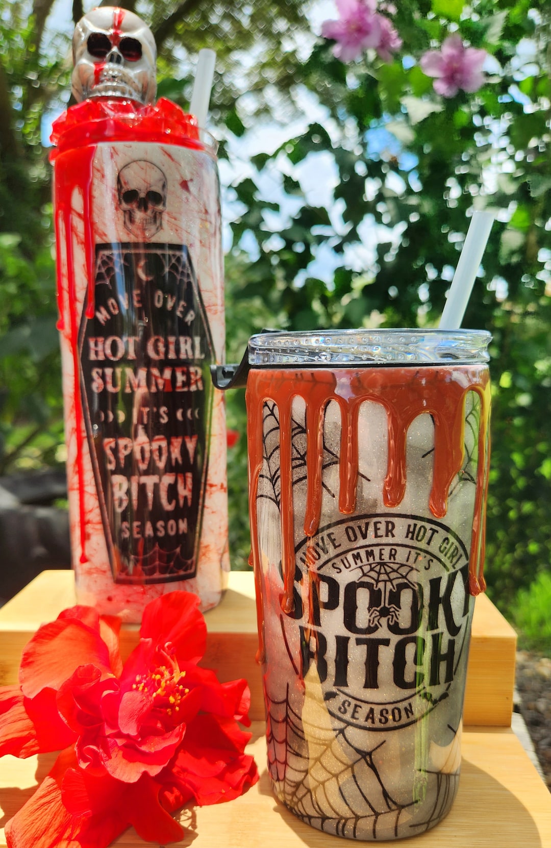 It’s Spooky B Season Tumbler - Etsy