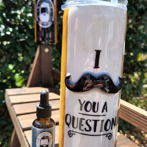 I Mustache You a Question Tumbler - Etsy