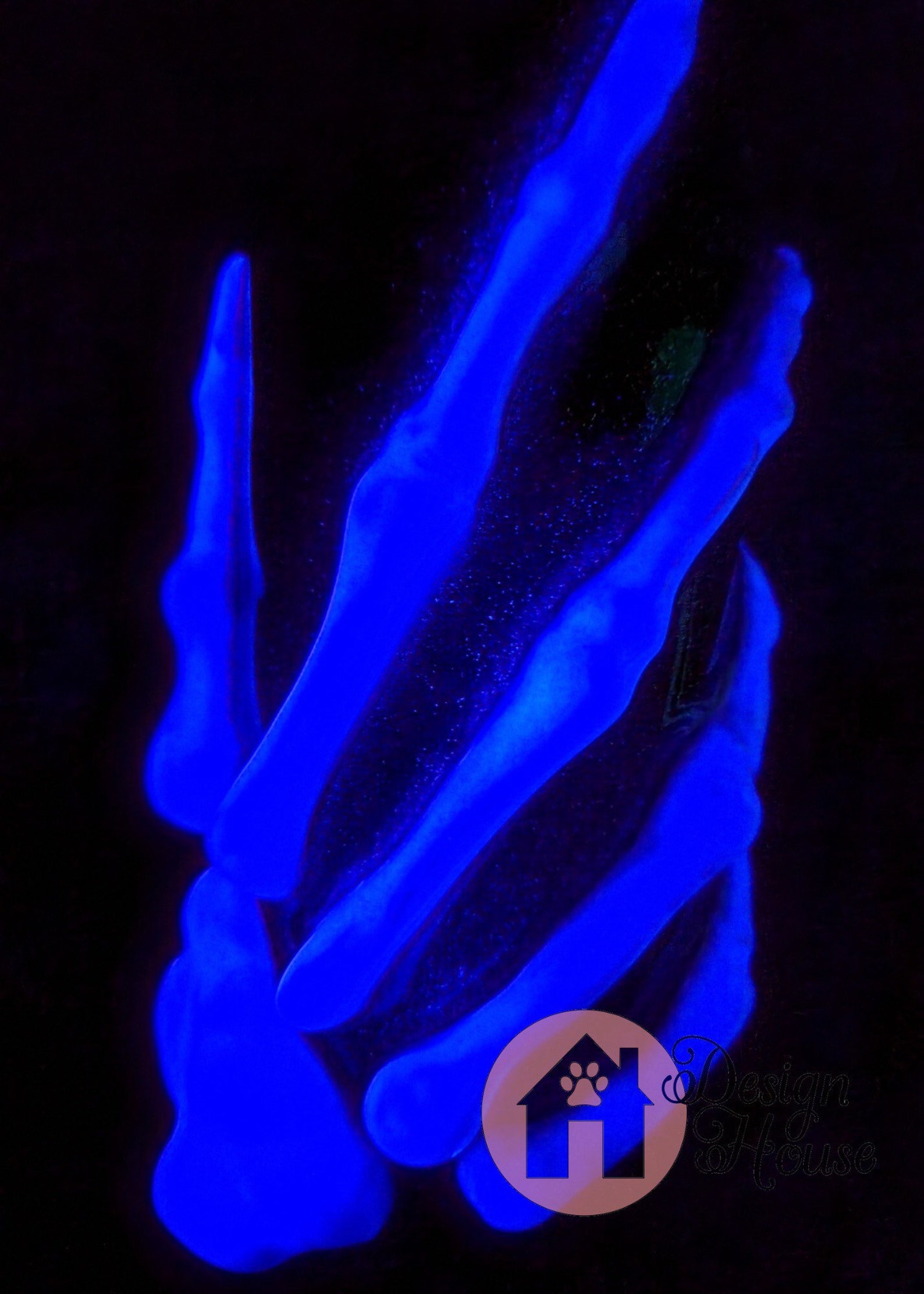 3D Glow in the Dark Skeleton Hand Tumbler - Etsy