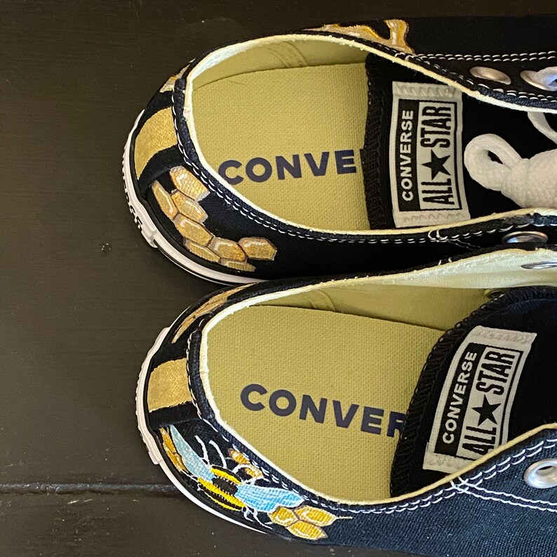 HONEY BEE CONVERSE adult - Etsy