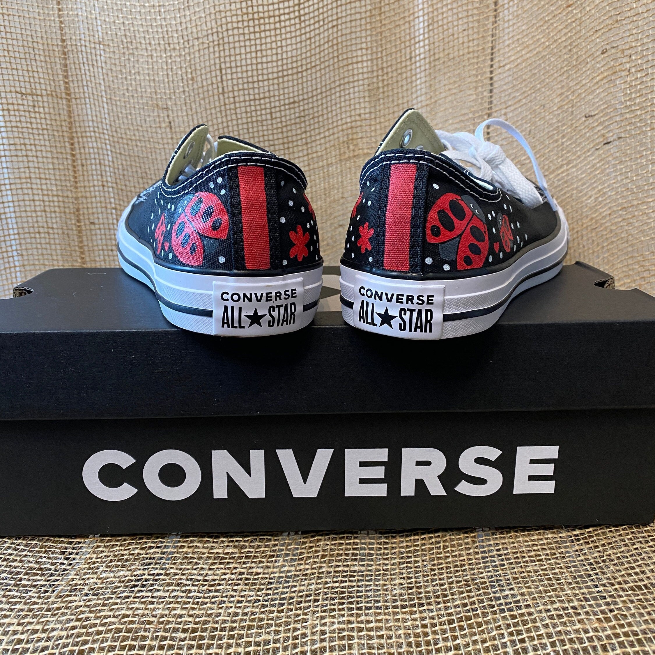 LADYBUG CONVERSE - [adult] - Etsy