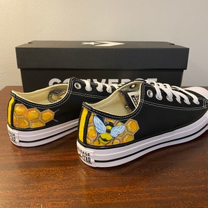 HONEY BEE CONVERSE adult - Etsy