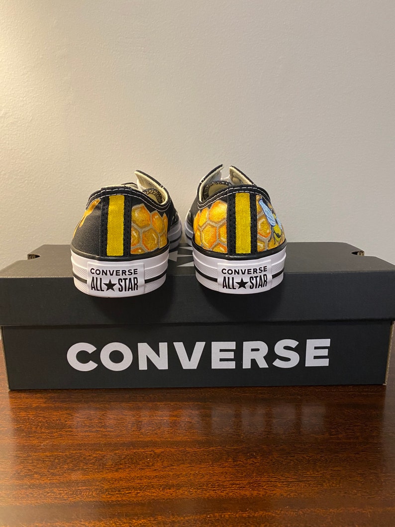 HONEY BEE CONVERSE adult - Etsy