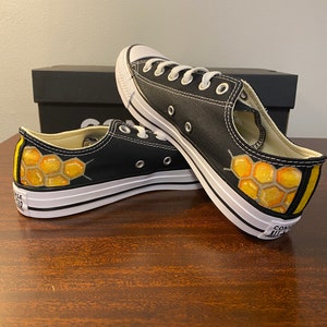 HONEY BEE CONVERSE adult - Etsy