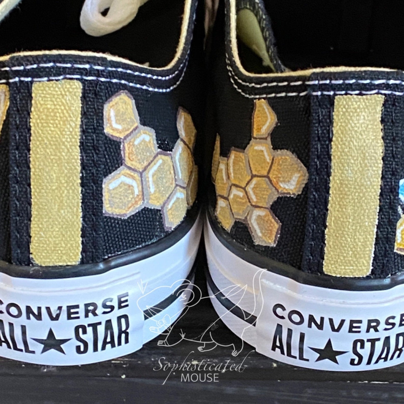 HONEY BEE CONVERSE adult - Etsy